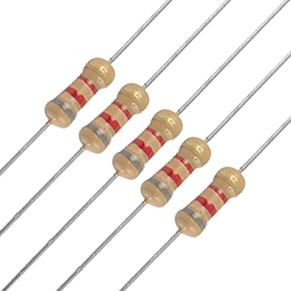 Aexit 100 (Resistor) x 1/4W 220V For UAE 8.2K ohm 8K2 axia_l Carbon ...