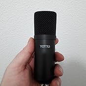 YOTTO Microphone à Condensateur Microphone USB Enregistrement pour ...