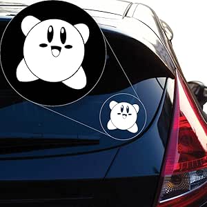 Amazon.com - Kirby Vinyl Decal Sticker # 851 (4" x 4", White)