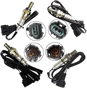 Amazon.com: 4 Oxygen Sensor for 2004 Nissan Frontier Xterra 3.3L Upstream + Downstream: Automotive