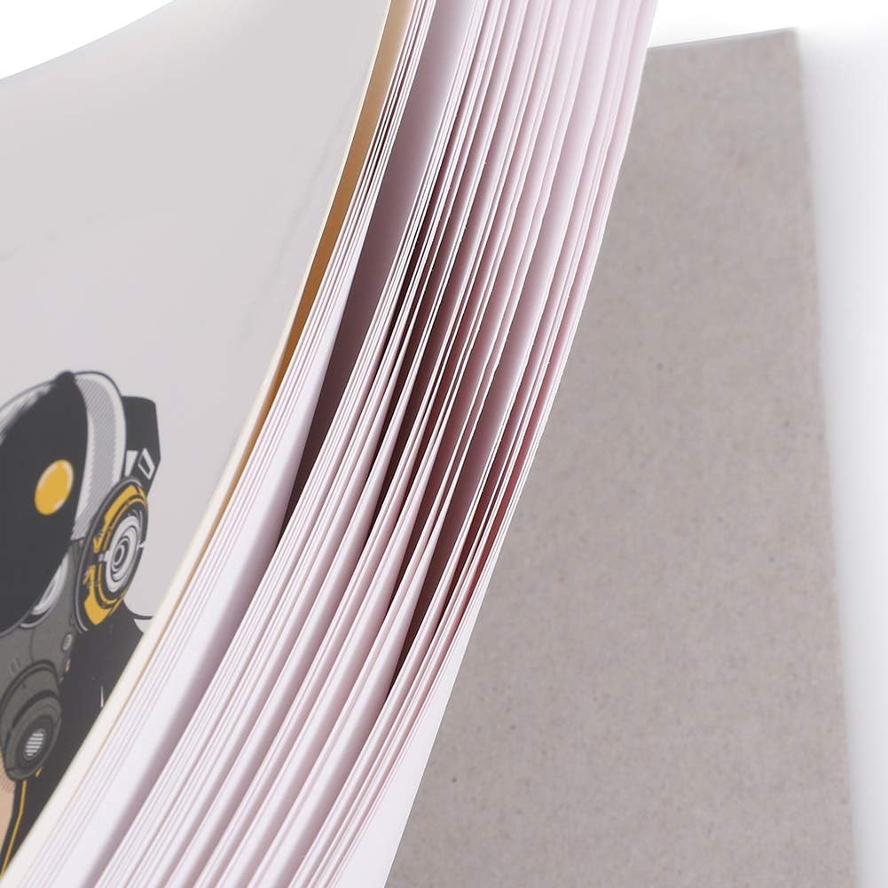 32 sheets A3 Marker Paper Pad, Bleedproof Drawing Paper, Spiral Binding ...