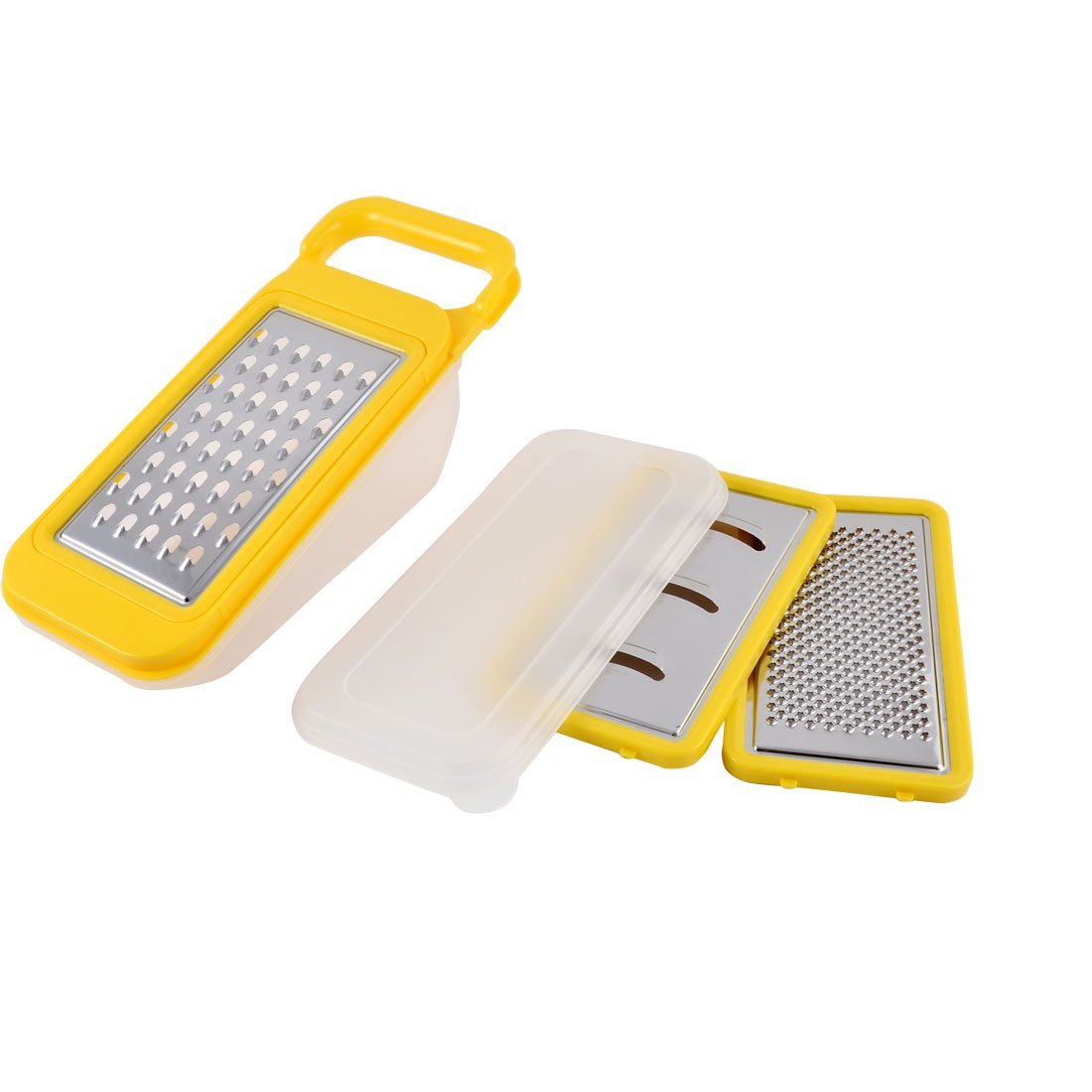 uxcell Plastic Frame Fruit Vegetable Grater Slicer Peeler Set 3 in 1 ...