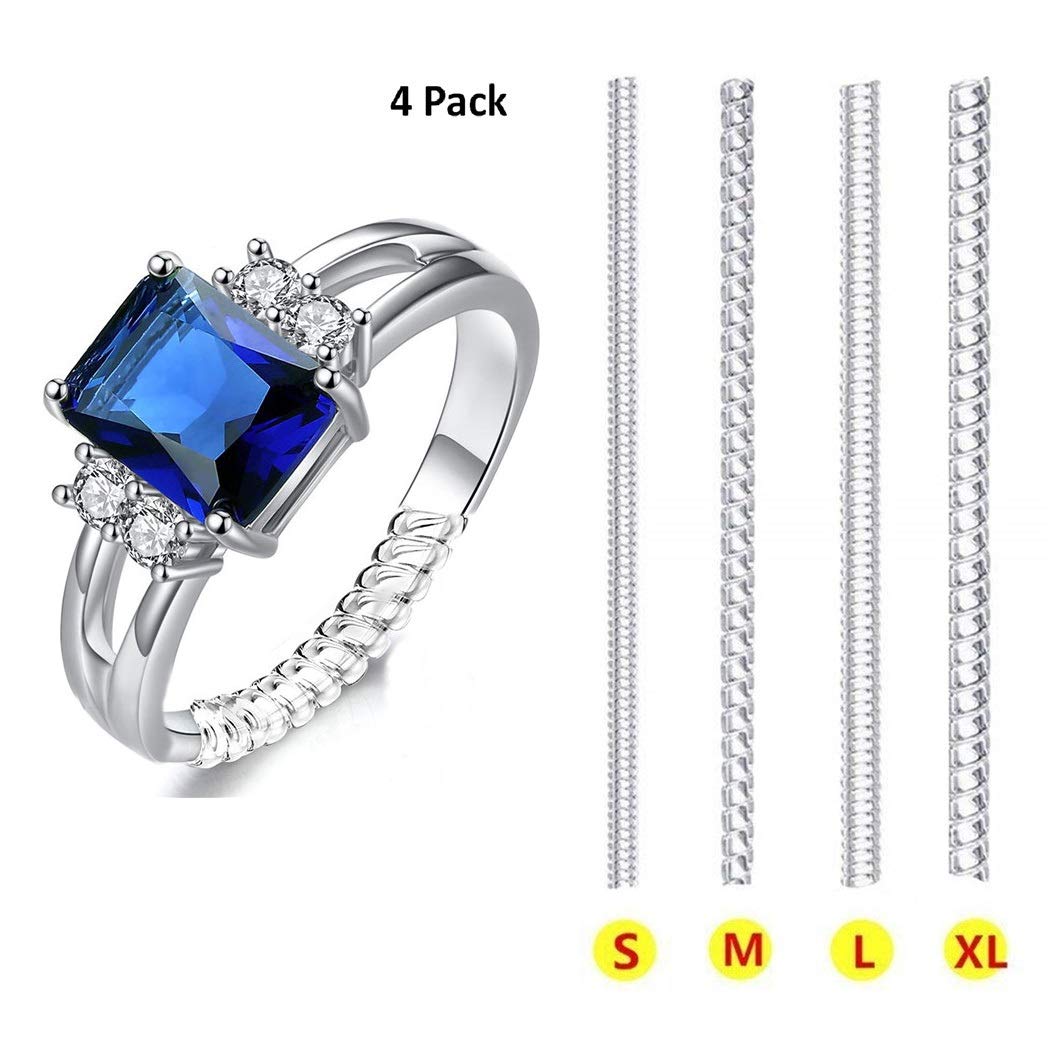 Anillo de ajuste de tamaño de anillo con clip invisible, transparente ...