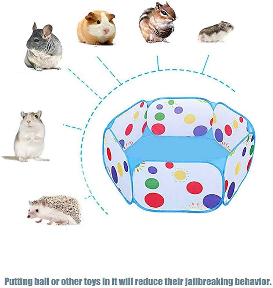 Small Animals Cage Tent Portable Hamster Playpen Breathable Playpen ...