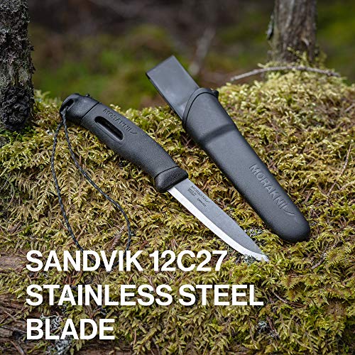 Morakniv Companion Spark Sandvik Stainless Steel Fixed-Blade Knife With ...