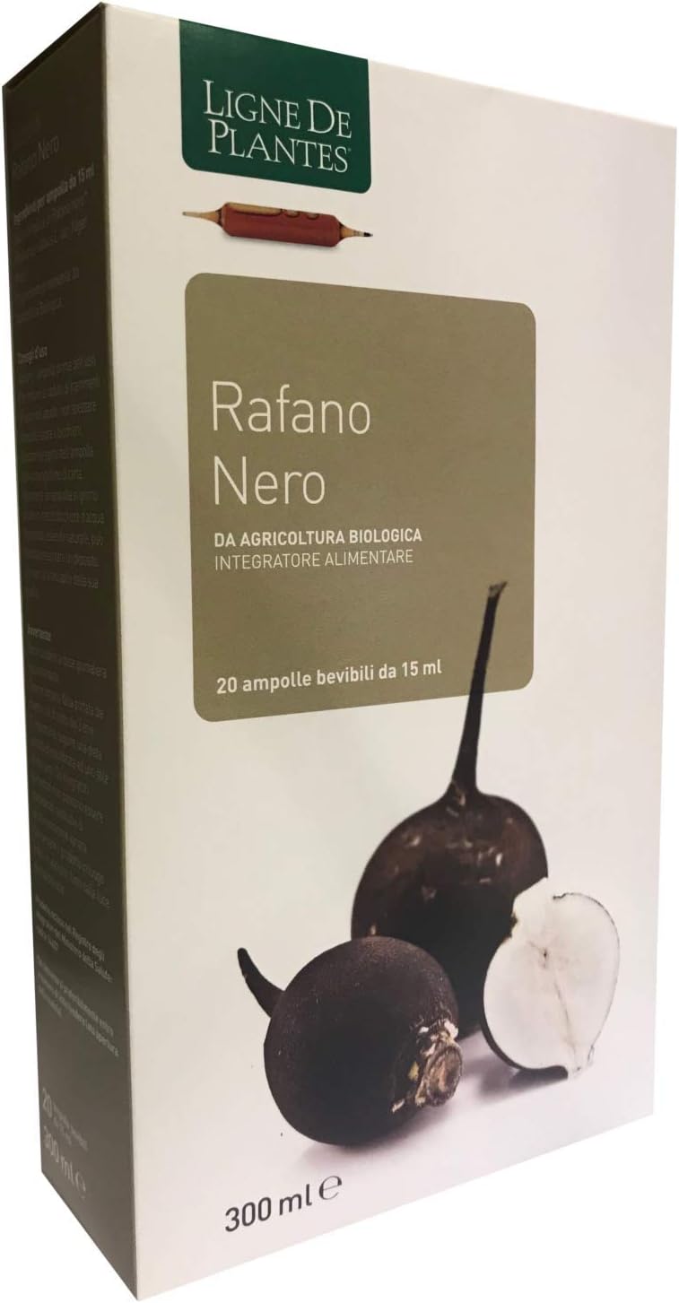 Rafano Nero 20 Ampolle Ligne de Plantes: Amazon.it: Salute e cura della ...