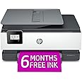 Amazon.com: HP OfficeJet 8015e Wireless Color All-in-One Printer with 6 Months Free Ink (228F5A ...