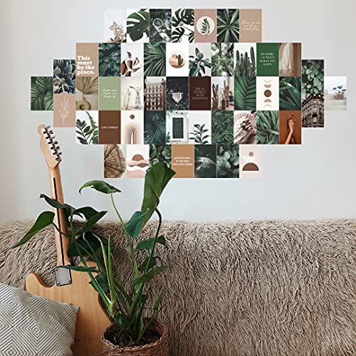 Botanical Wall Art, Boho Wall Collage Kit Aesthetic Pictures, Botanical ...