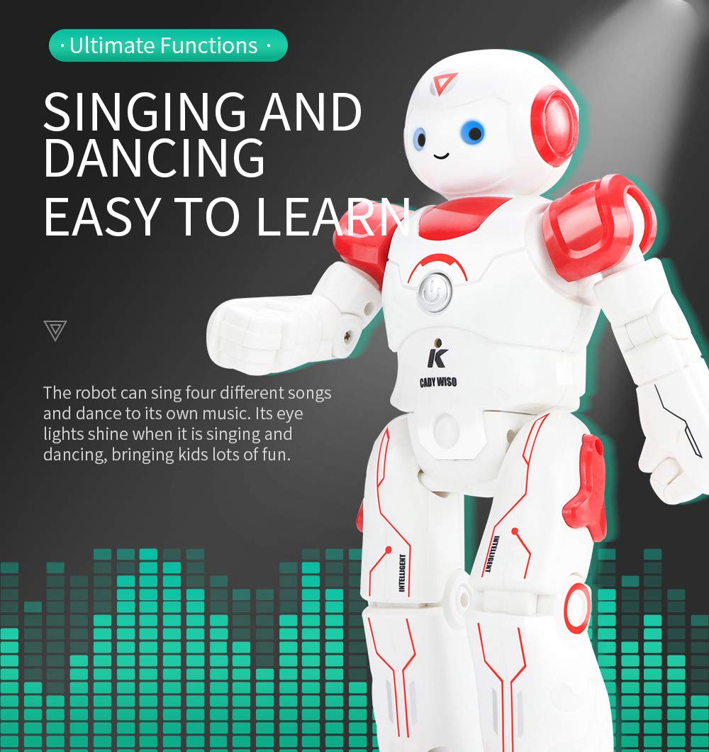 Vovomay Intelligent JJRC R12 Remote Control Programmable Song/ Dance RC ...