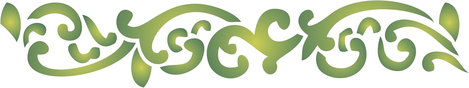 Gothic Border Stencil – 30.5 x 7.5cm (M) – Reusable Medieval Goth ...