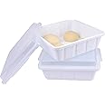 Amazon.com: LUVCOSY 2 Packs Pizza Dough Proofing Box Tray, Home Pizza ...