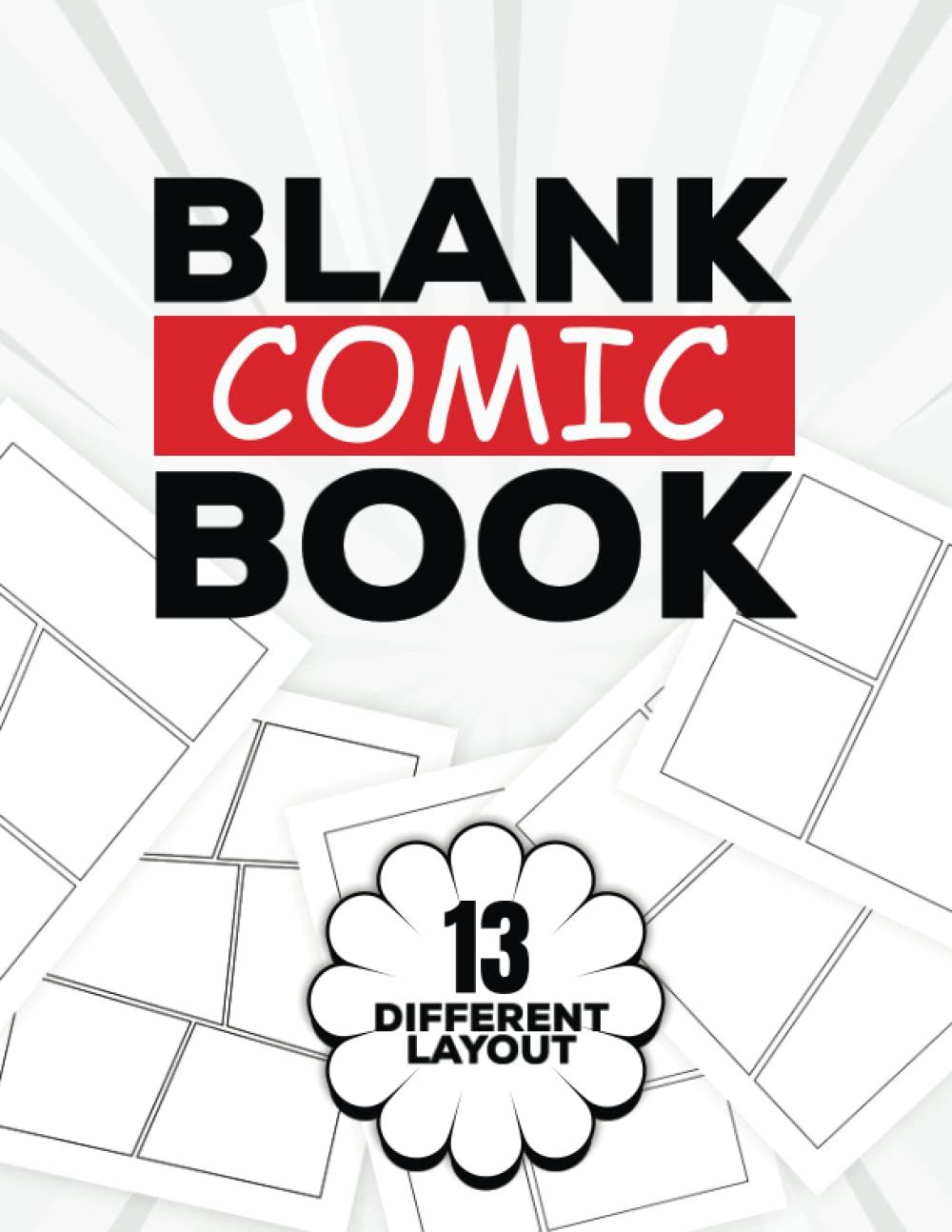 Mua Blank Comic Book: 13 Different Templates Layout Comic Notebook For ...