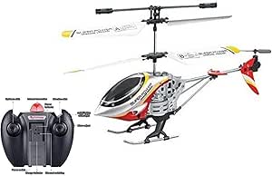 Amazon.com: Remote Controlled Helicopter - Red - 3.5 Channels for ...