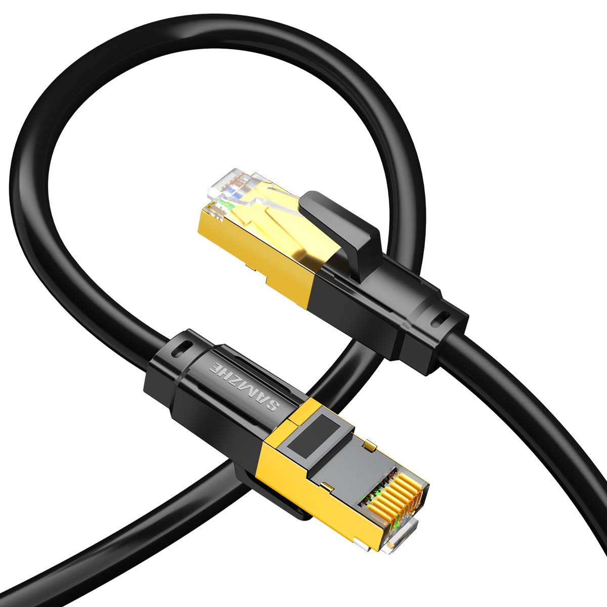 Buy CAT8 Ethernet Cable, 33ft Super High Speed Shielded Internet Cable ...