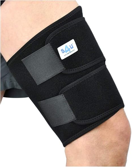 Adjustable Thigh Support Breathable Neoprene Thigh Brace with Velcro ...
