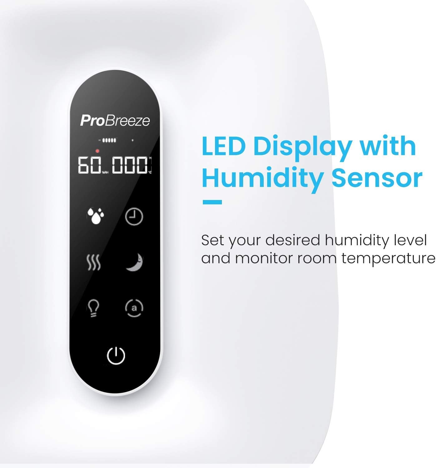 Pro Breeze® 5.6 Litre Ultrasonic Humidifier & CV Fogging Machine with ...