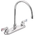 Moen 8287 Commercial M-Dura Kitchen Faucet 2.2 gpm, Chrome - Utility ...