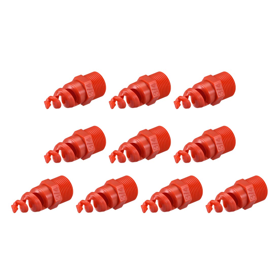 Amazon.co.jp： uxcell ノズル スパイラルコーン霧化ノズル 3/4BSPF PPスプリンクラー広角ジェットスプレー 10個入り: 産業・研究開発用品