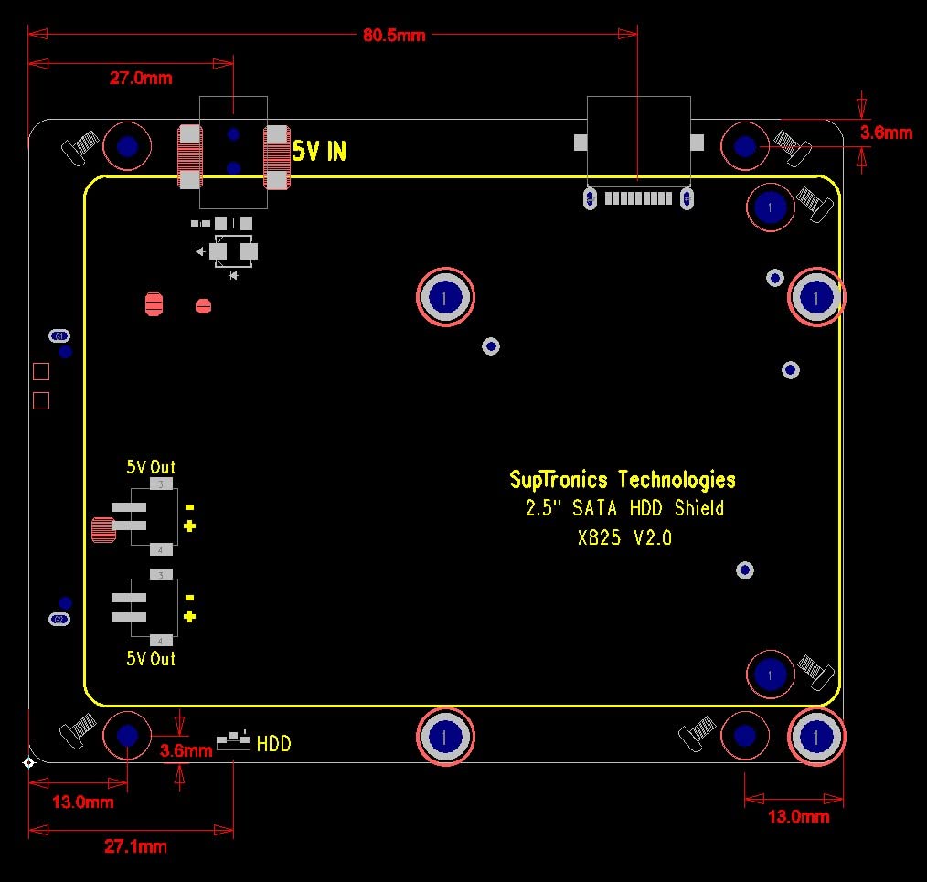 Mua Geekworm for Raspberry Pi 4 SATA Storage, X825 V2.0 2.5 inch SATA ...