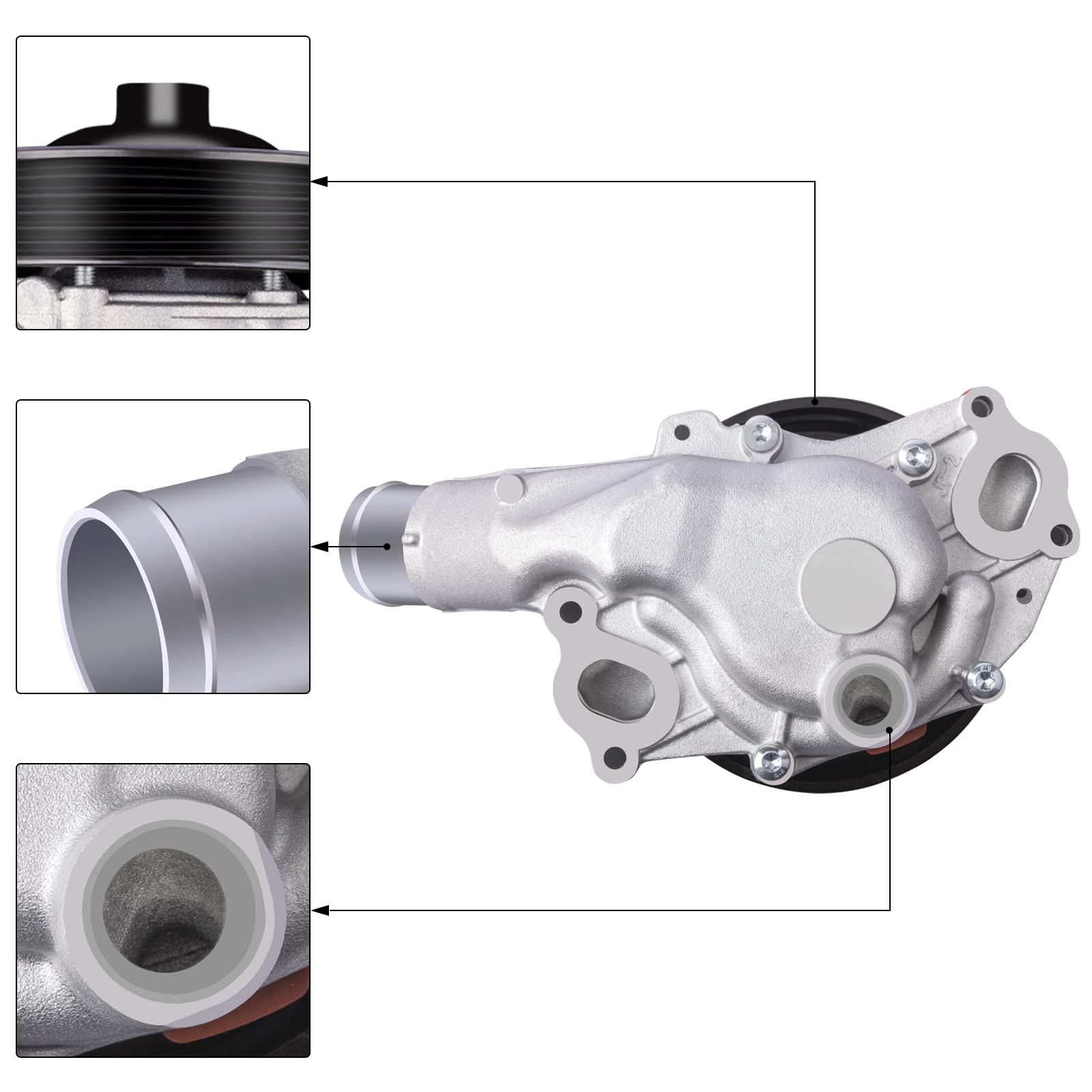 Mua LR033993 Water Pump (Genuine Parts) LR010801 LR097165 For Land ...