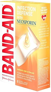 Amazon.com: Band-Aid Brand Bandages with Neosporin Antibiotic Ointment ...