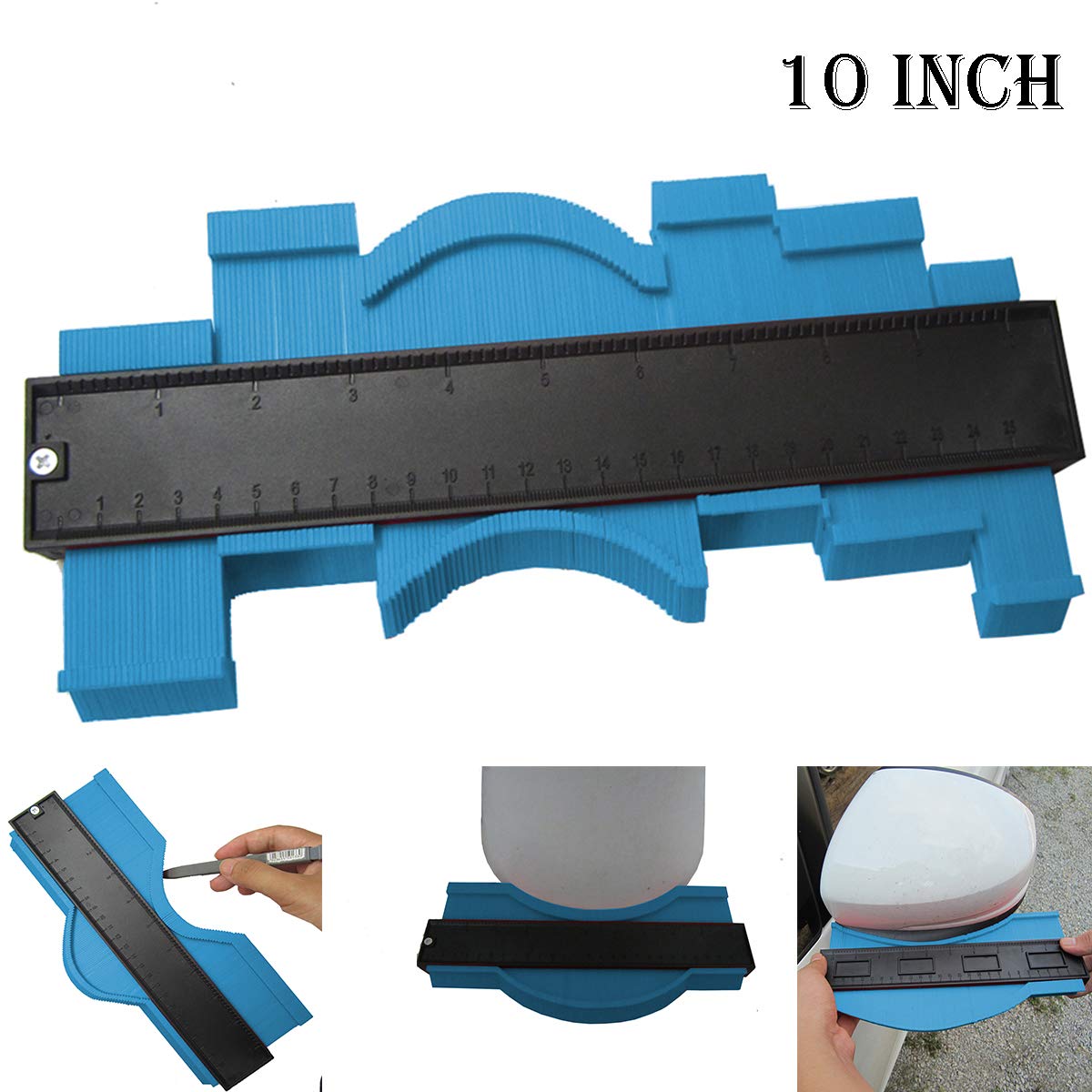 Contour Gauge 25cm/10 Inch Irregular Profile Duplicator for Woodwork ...
