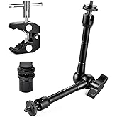 Amazon.com : Neewer 11" Articulating Magic Arm Clamp Mount with Super ...
