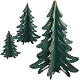 Amazon.com: Ginger Cottages 3D Tree Set Wooden Ornament for Christmas ...