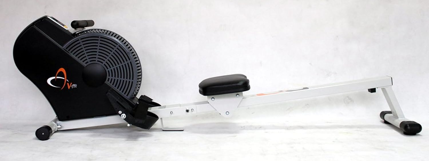 V-fit Cyclone Air Rower – Black/Silver – BigaMart