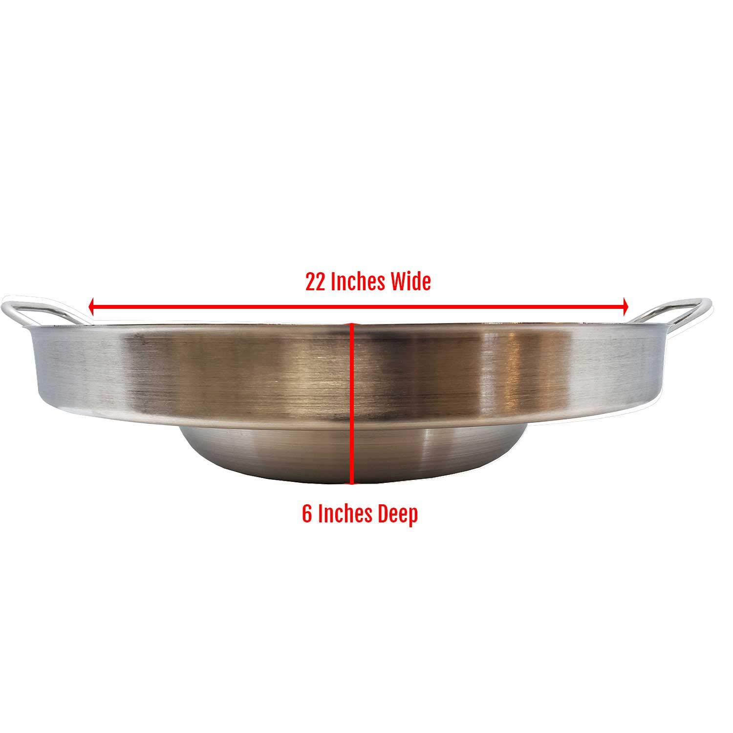 Mua Heavy Duty Concave Comal Stainless Steel Acero Inoxidable Outdoors ...