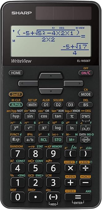 Sharp EL-W506T GY Calculatrice Scientifique EL-W506T-GY: Amazon.fr: High-tech