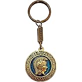 Amazon.com: Iconsgr Key Ring Ancient Coin Athena Shield Goddess Athena ...