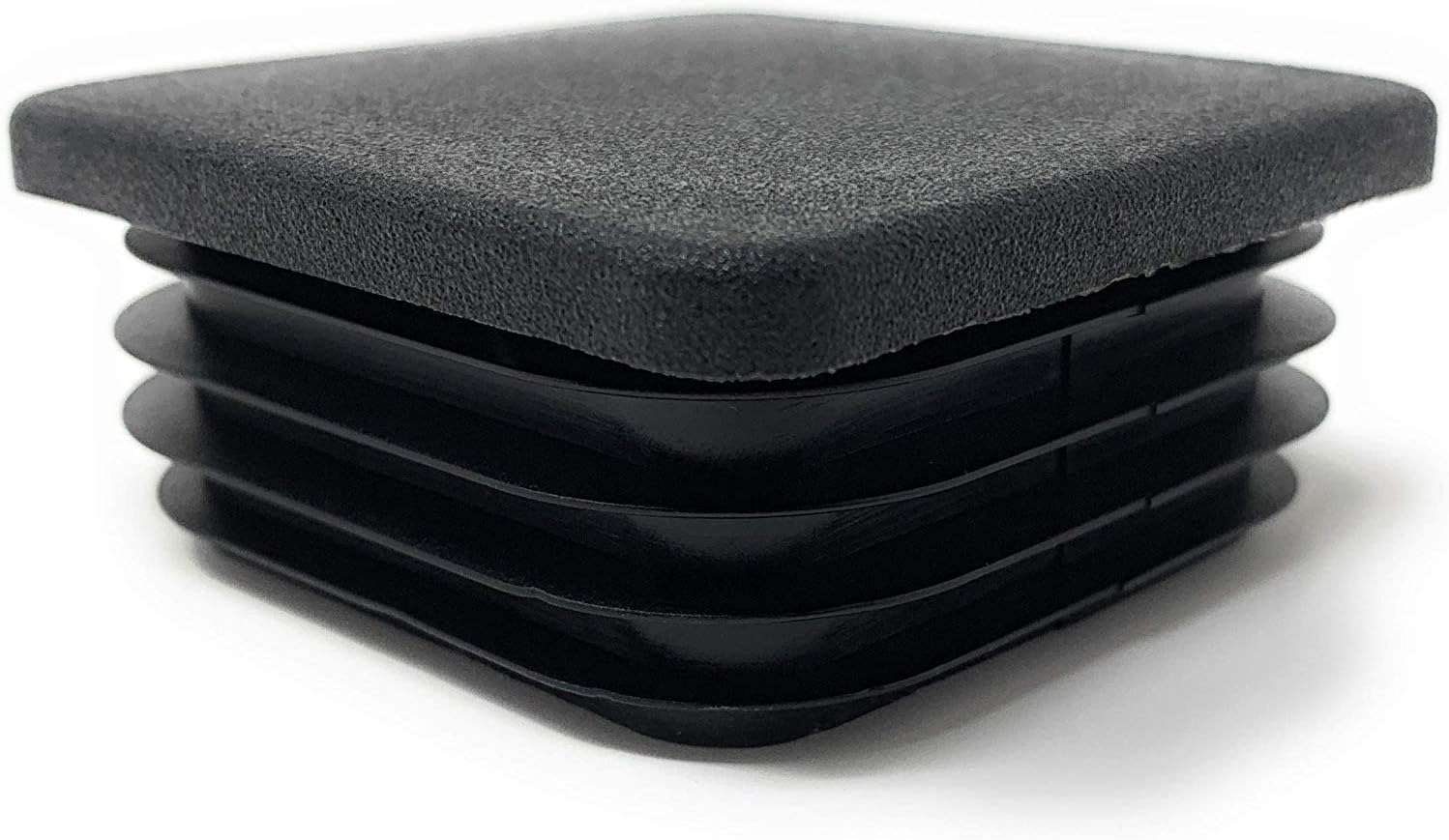 Design61 4 x Square Pipe Plugs Lamellar Plugs 90 x 90 mm with Slats for ...