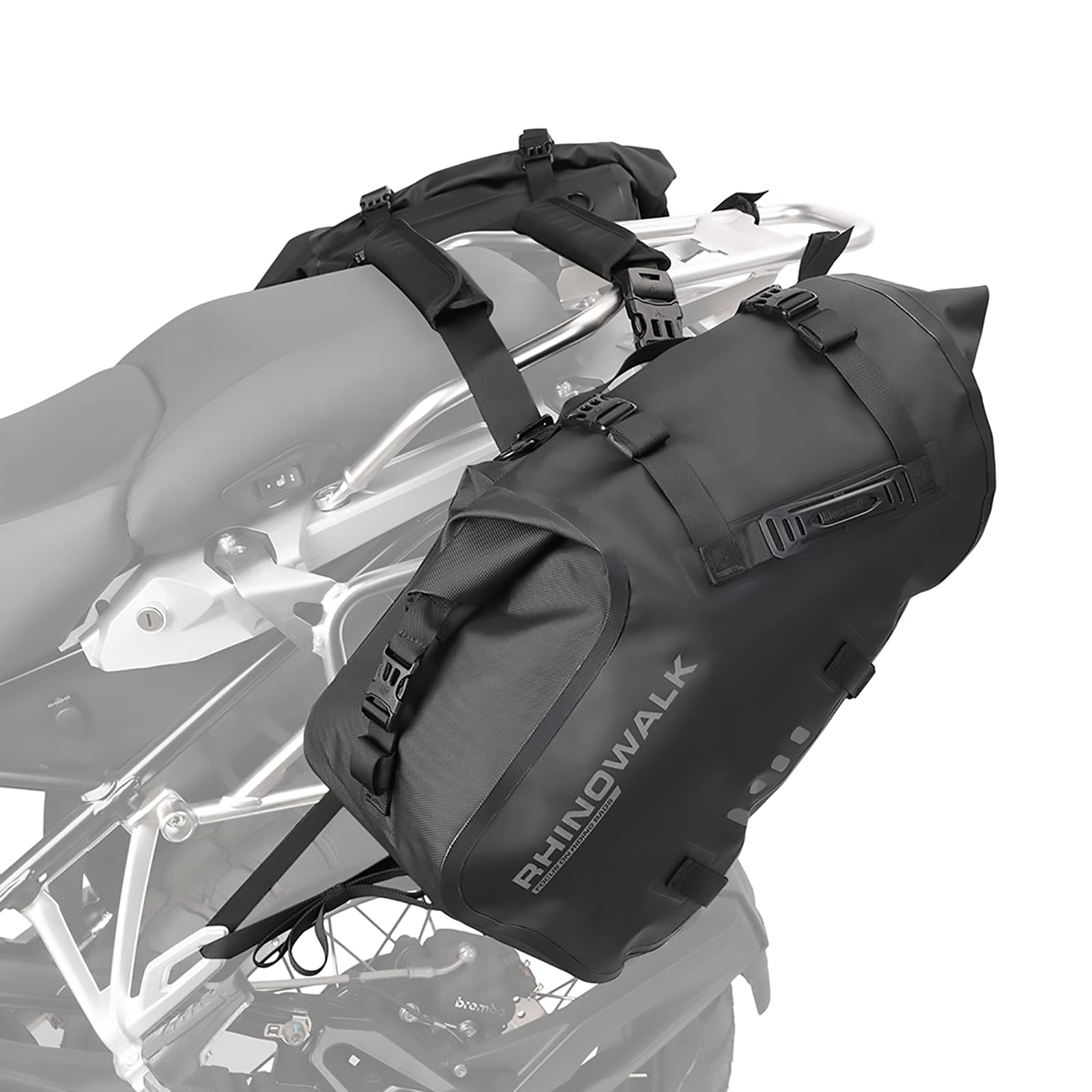 Rhinowalk Motorcycle Saddle Bags Waterproof Motorbike Panniers Motor ...