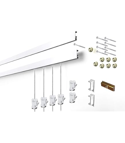 Railtrack Mounted Tensioned Cable Display System Project # 246 Side