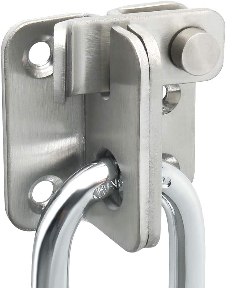 Amazon.com: Mooche Door Latch Flip for Padlock 1.6" x 1.78" Flip Gate ...