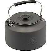 Amazon.com: Bulin Camping Kettle, 2.2L Large Portable Stovetop Tea Kettle Fast Heating Boiling ...