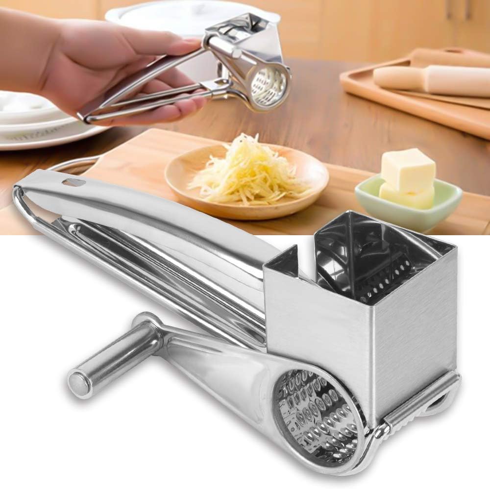 Rotary Cheese Grater Stainless Steel Cylinder Grater Kitchen Craft ...