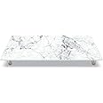 CounterArt 'White Marble' Design Tempered Glass Instant Counter ...