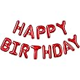 Amazon.com: CANREVEL Happy Birthday Banner 13pcs 16 Inch Mylar Foil ...