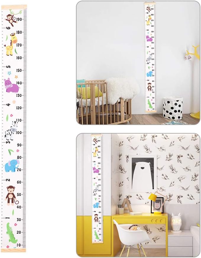 XGzhsa Children Height Wall Chart, Wall Ruler Height Chart, Removable ...