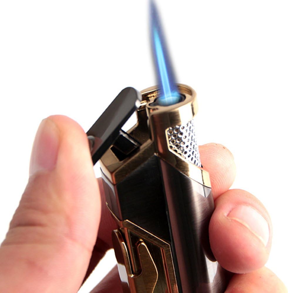Amazon.com: Butane Windproof Lighter with Bottle Opener Color Random ...