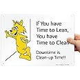 Amazon.com: SmartSign - S-8861-AL-14 "If You Have Time To Lean, You ...