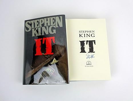 Stephen King Signed Autograph It 1st Edition/1st Print Hardcover Book ...