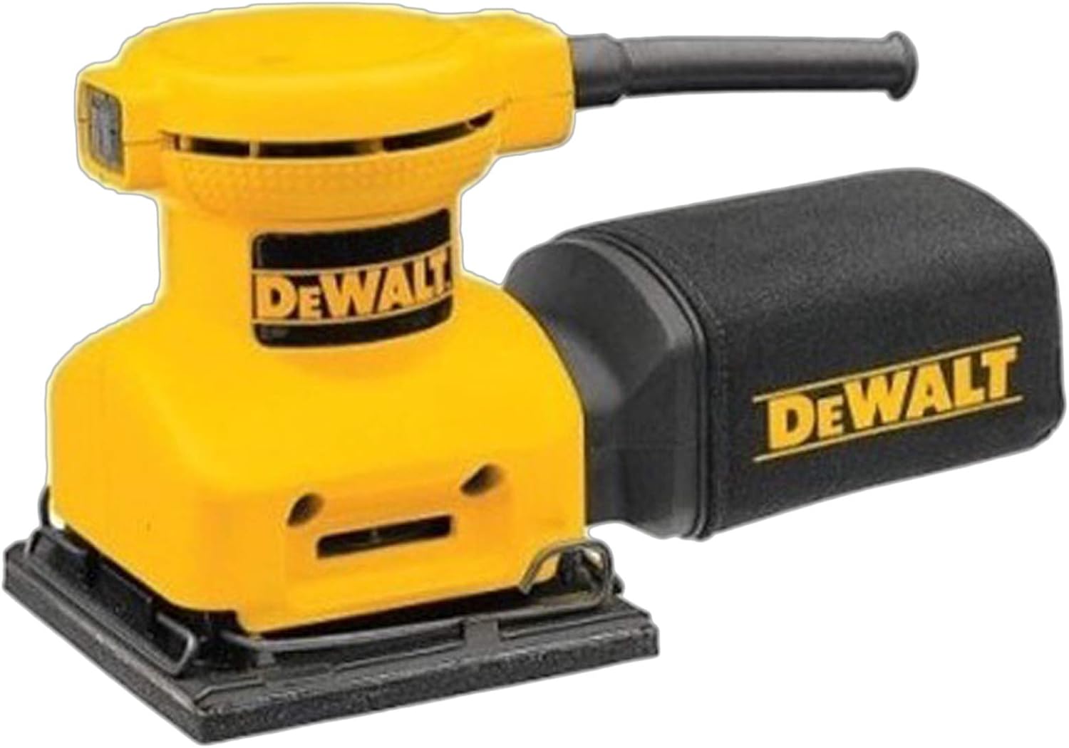 DEWALT DW411 2 Amp Palm Grip 1 4 Sheet Sander With Dust Canister