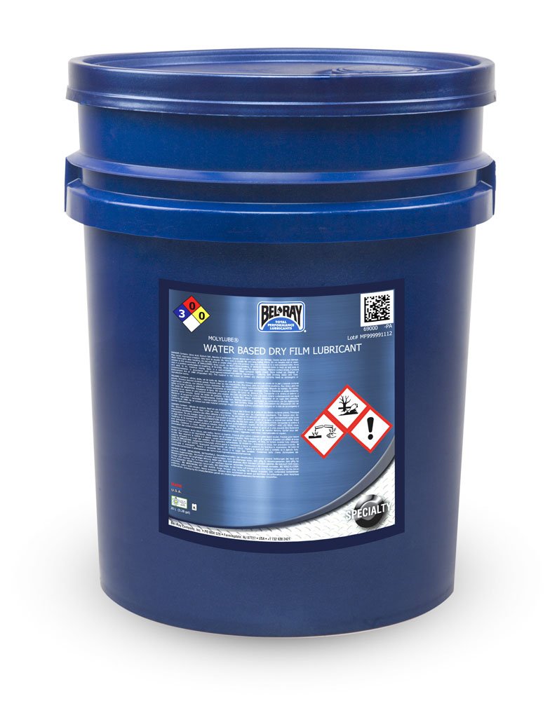 Bel-Ray 69000 Molylube Water Based Dry Film Lubricant (50 lb Pail ...