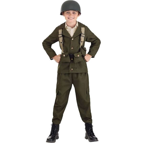 Scary Halloween Costumes For Kids WW2 Fighter Pilot Fancy Dress Costume ...