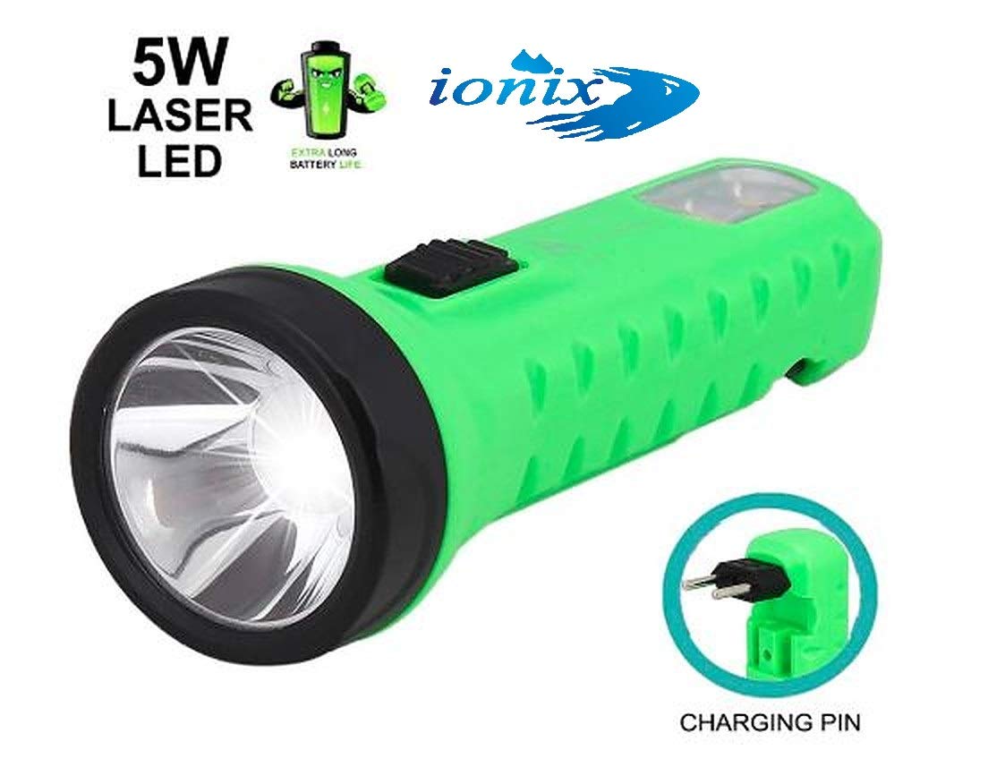 Buy Ionix Torch Light Rechargeable New Dual Mode LED Torch Light ...
