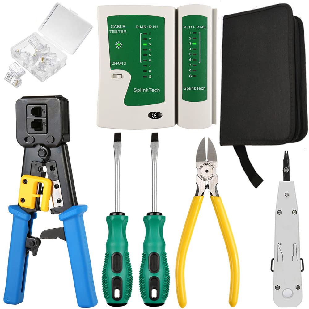 Mua Solsop Pass Through RJ45 Crimping Tool Kit for Cat5 Cat6 ...