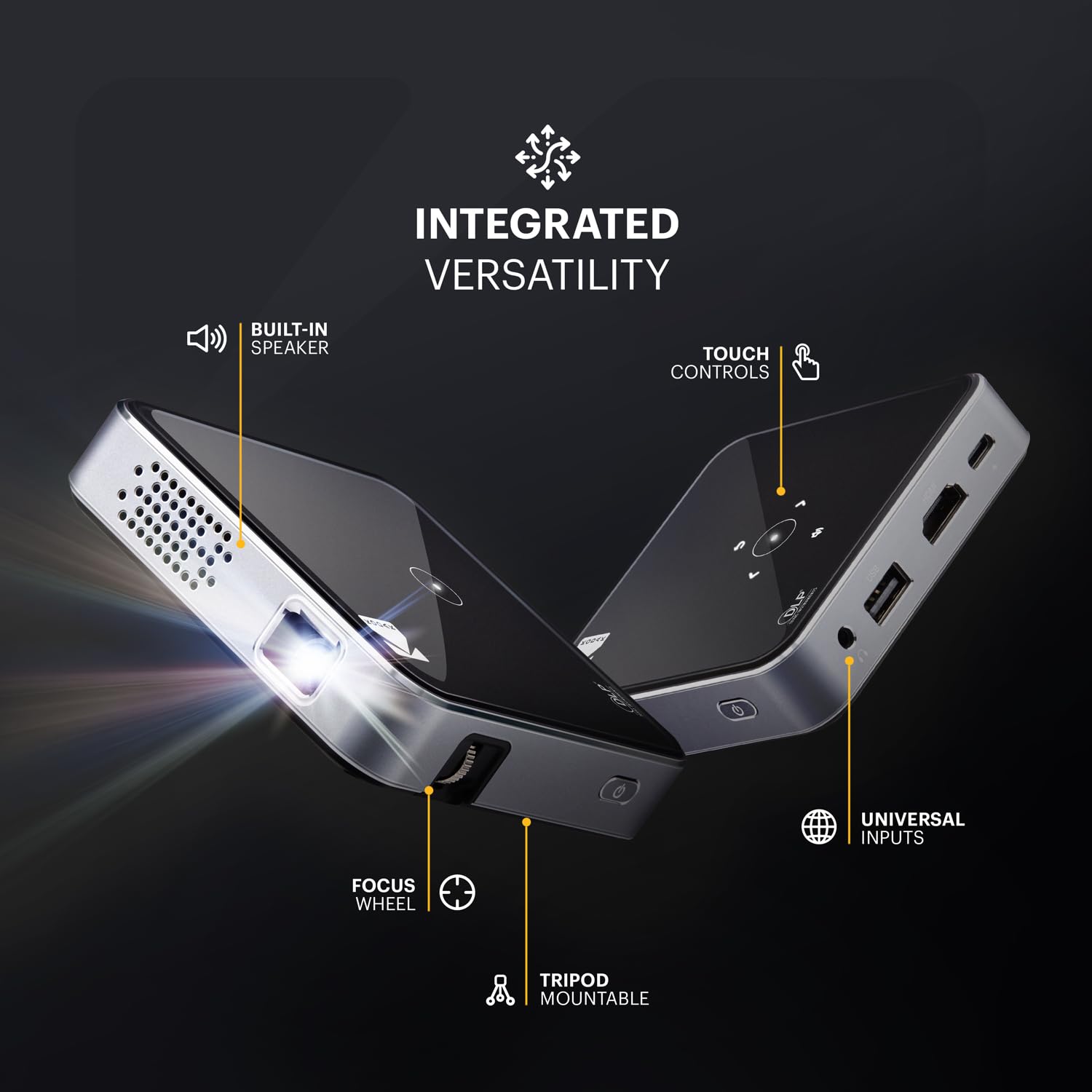 Mua Kodak Ultra Mini Portable Projector -1080p HD support Black LED DLP ...